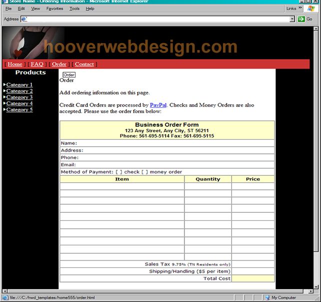 [17] Ecommerce Web Site Design Templates - PayPal Ecommerce Web Templates